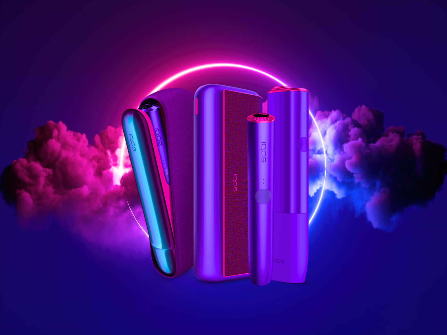 IQOS ILUMA Neon Purple - Best Smokeless Heating Devices